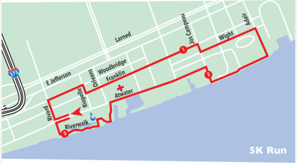 Detroit Free Press Marathon – Course Maps