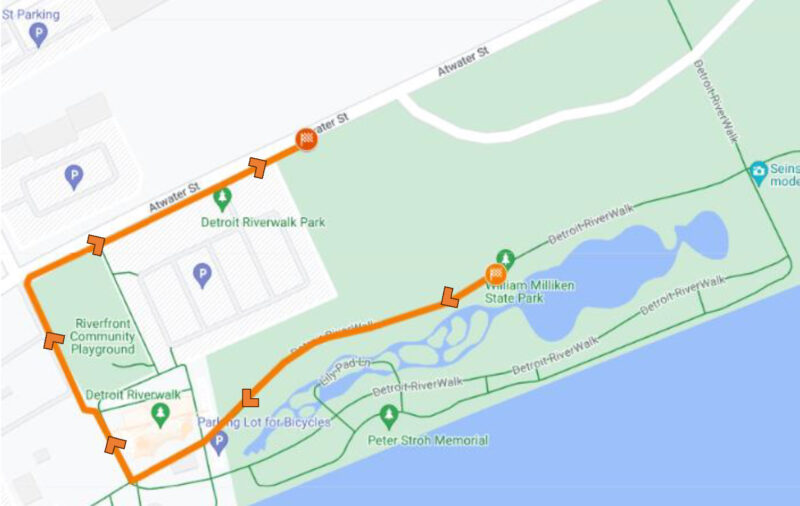 Detroit Free Press Marathon – Course Maps