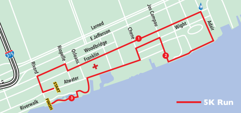 Detroit Free Press Marathon – Course Maps