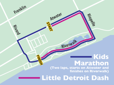 Detroit Free Press Marathon – Course Maps