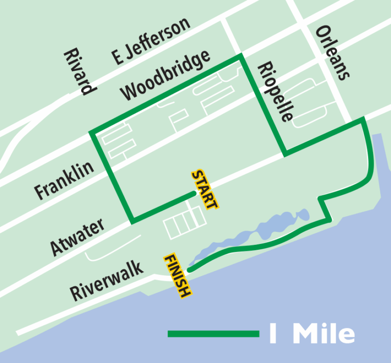 Detroit Free Press Marathon – Course Maps